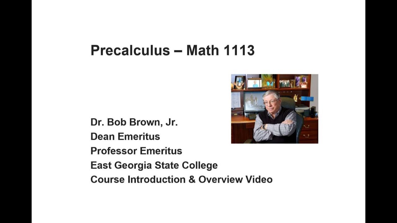 Precalculus Intro Video - YouTube