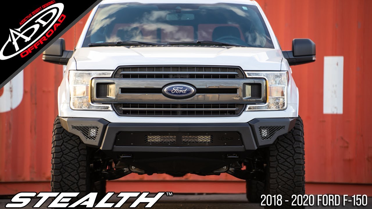 2018 - 2020 Ford F-150 Stealth Front Bumper - YouTube