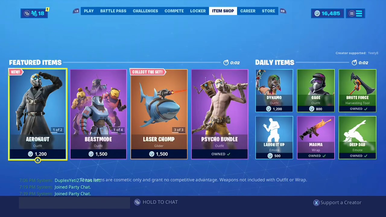 9/11/19 Item Shop | *NEW* Lavish Emote | Fortnite Battle Royale | Yeety ...