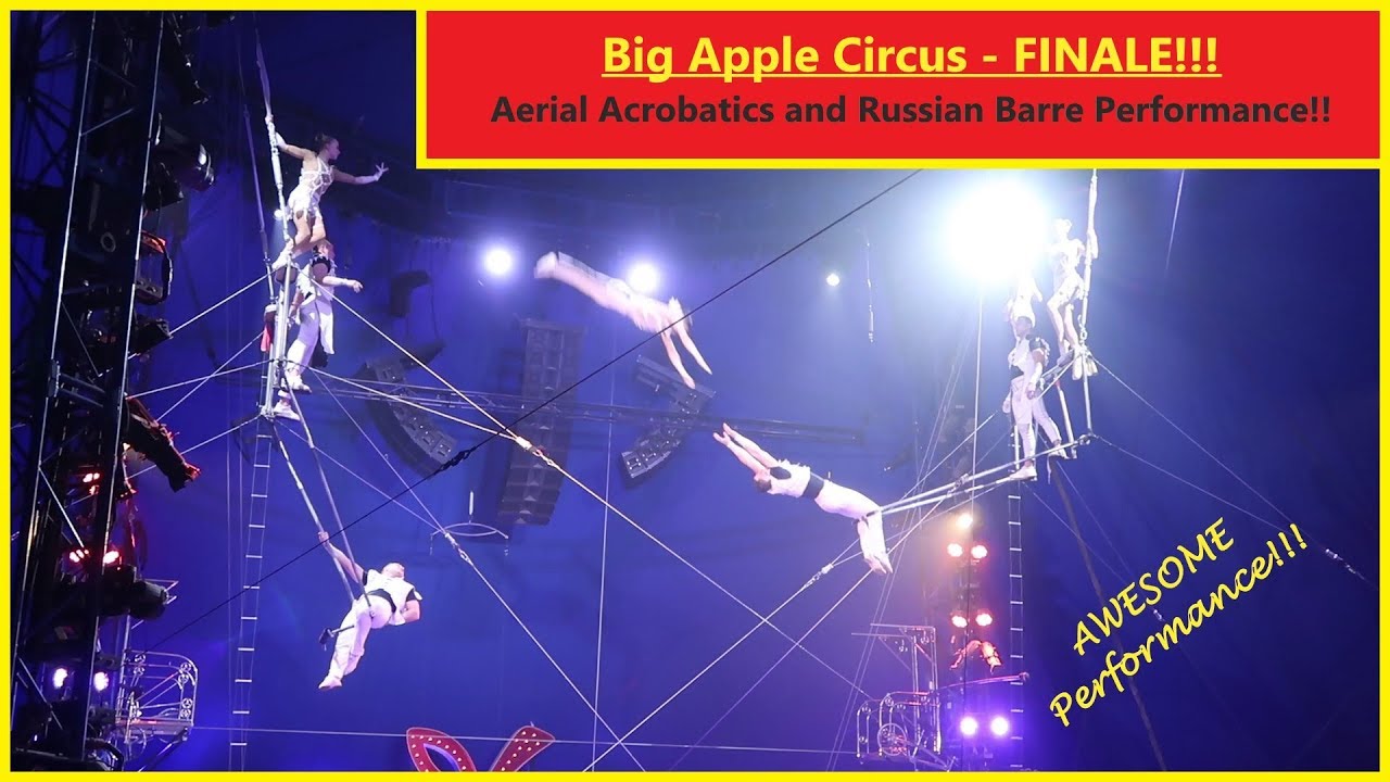 Big Apple Circus - Aliev Troupe - Aerial Acrobatics Russian Barre ...