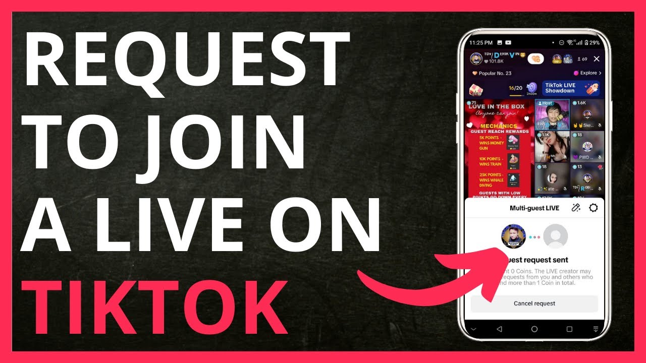 How to Request to Join a Live on TikTok in 2024 - YouTube