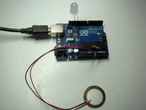 Piezo (Knock Sensor) LED and Arduino - YouTube