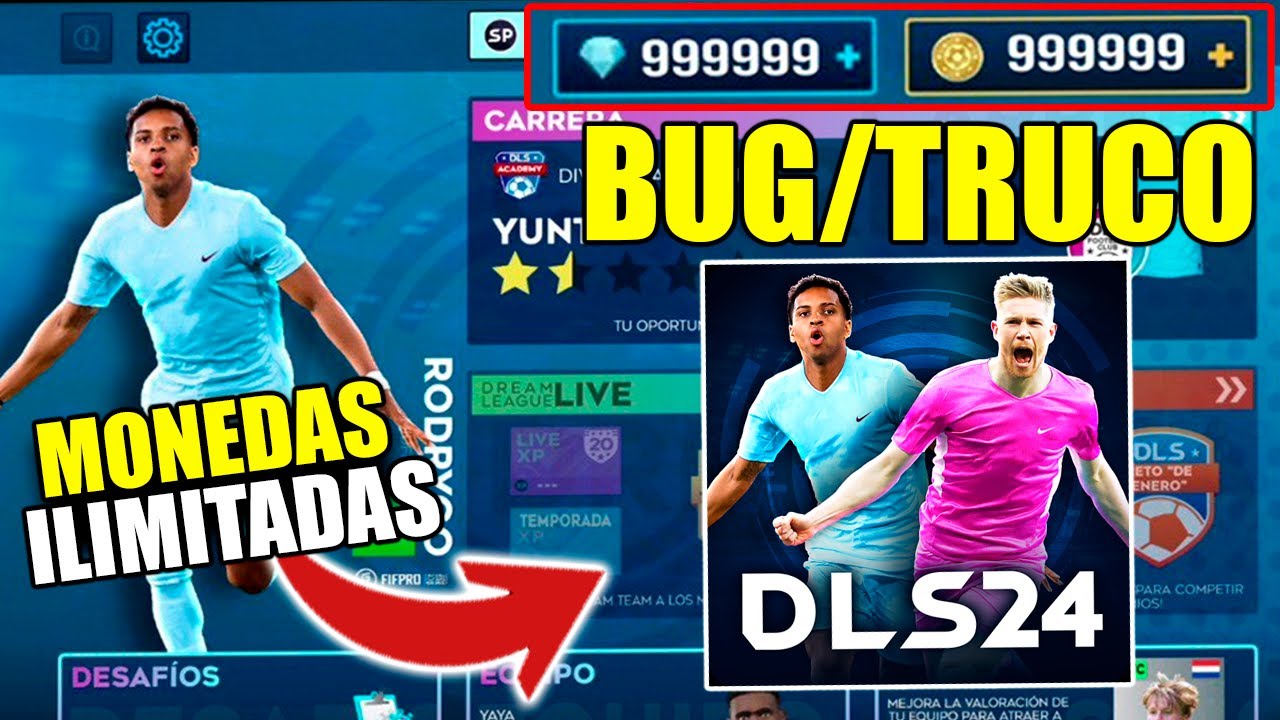 DLS 24 BUG/TRUCO - DREAM LEAGUE SOCCER MONEDAS INFINITAS (GRATIS) 2024 - YouTube
