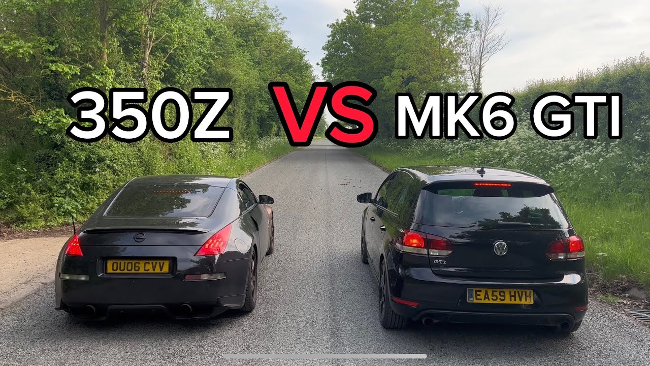 350z VS Golf GTI DRAG RACE - YouTube