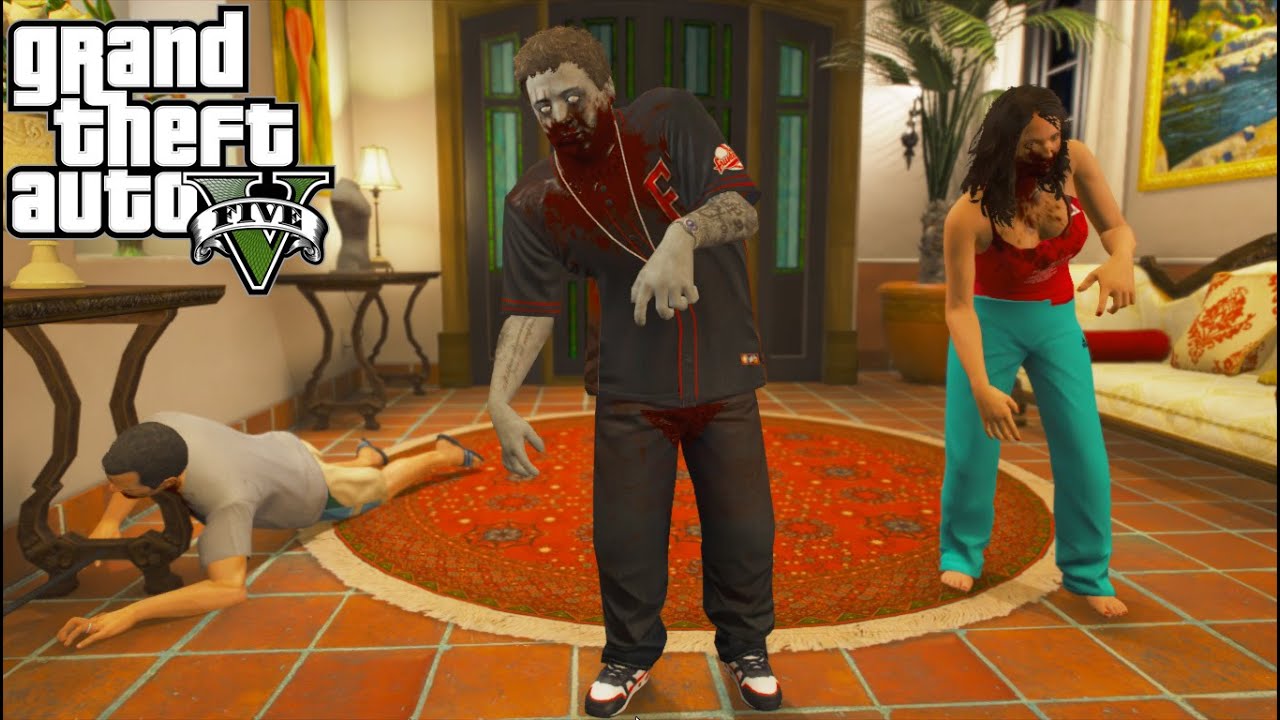 JIMMY DE SANTA BECAME A ZOMBIE AND TURNED HIS FAMILY INTO ZOMBIES | GTA ...