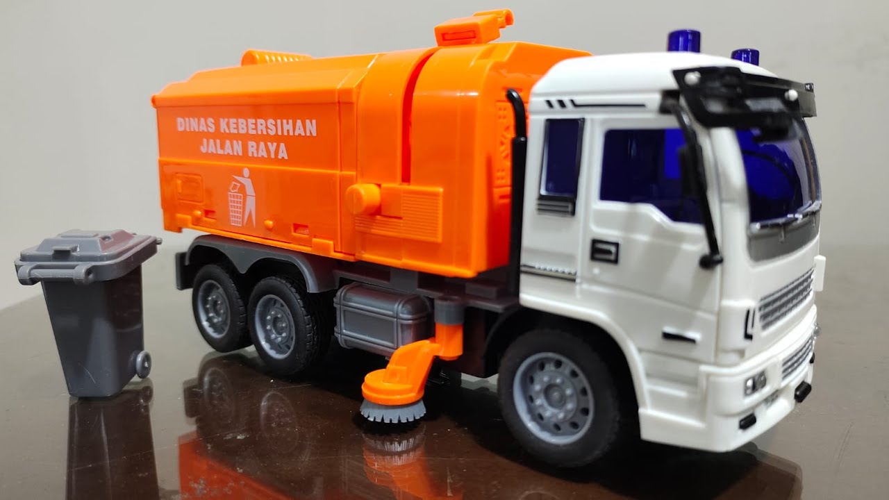 buka mainan mobil mobilan baru truk bis mobil excavator #mainantruk # ...
