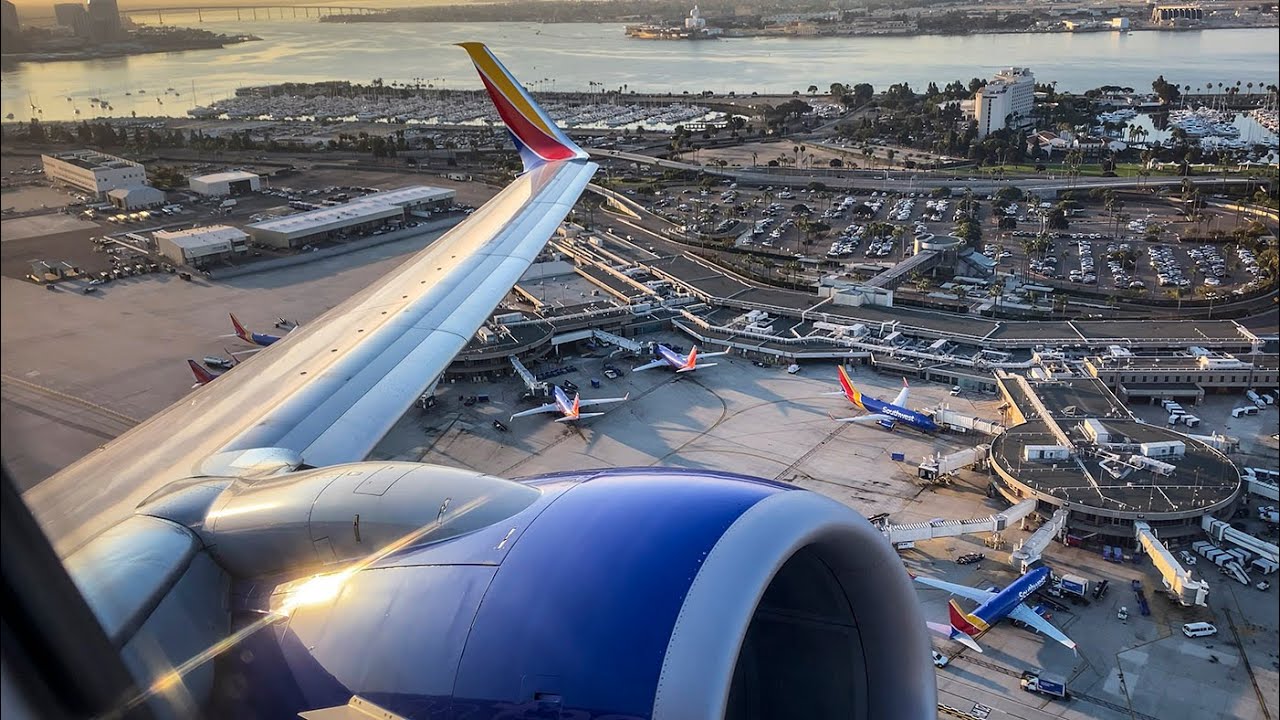 Southwest Airlines 737-800 Takeoff from SAN - YouTube