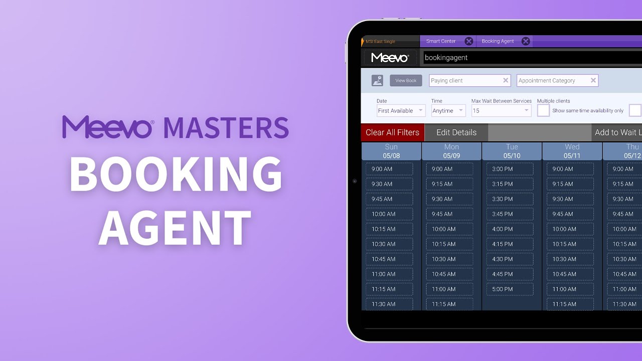 Meevo Masters: Episode 10-Booking Agent - YouTube