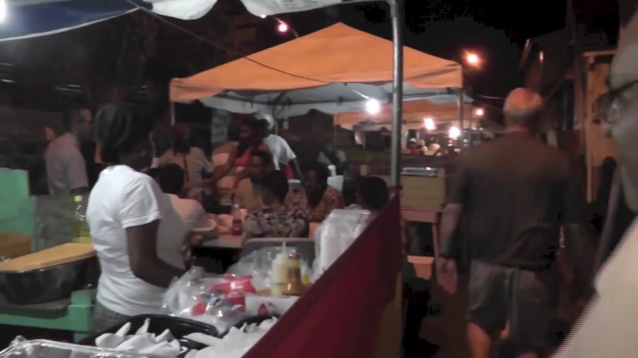 魚屋台！フィッシュ・フライデー＠グレナダ Fish Friday＠Grenada - YouTube