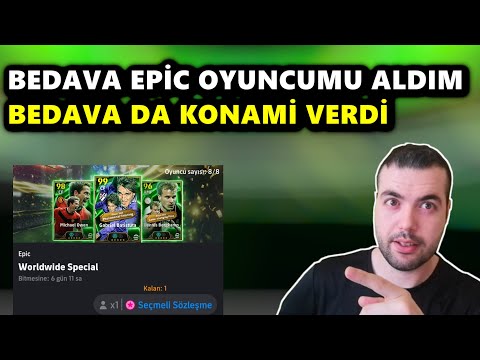 BEDAVA EPİC OYUNCUYU ALDIM DENEDİM 🔥BEDAVA 3 EPİC OYUNCU İLE ONLİNE MAÇLAR (eFootball 2025 Mobile)
