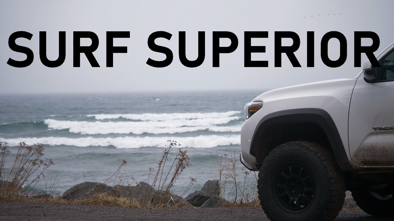 Surfing Lake Superior - Stoney Point, Duluth, MN - YouTube