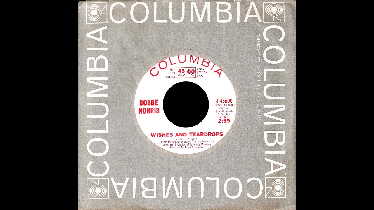 Bobbe Norris - WISHES AND TEARDROPS (The Daydreamer) (1966) - YouTube