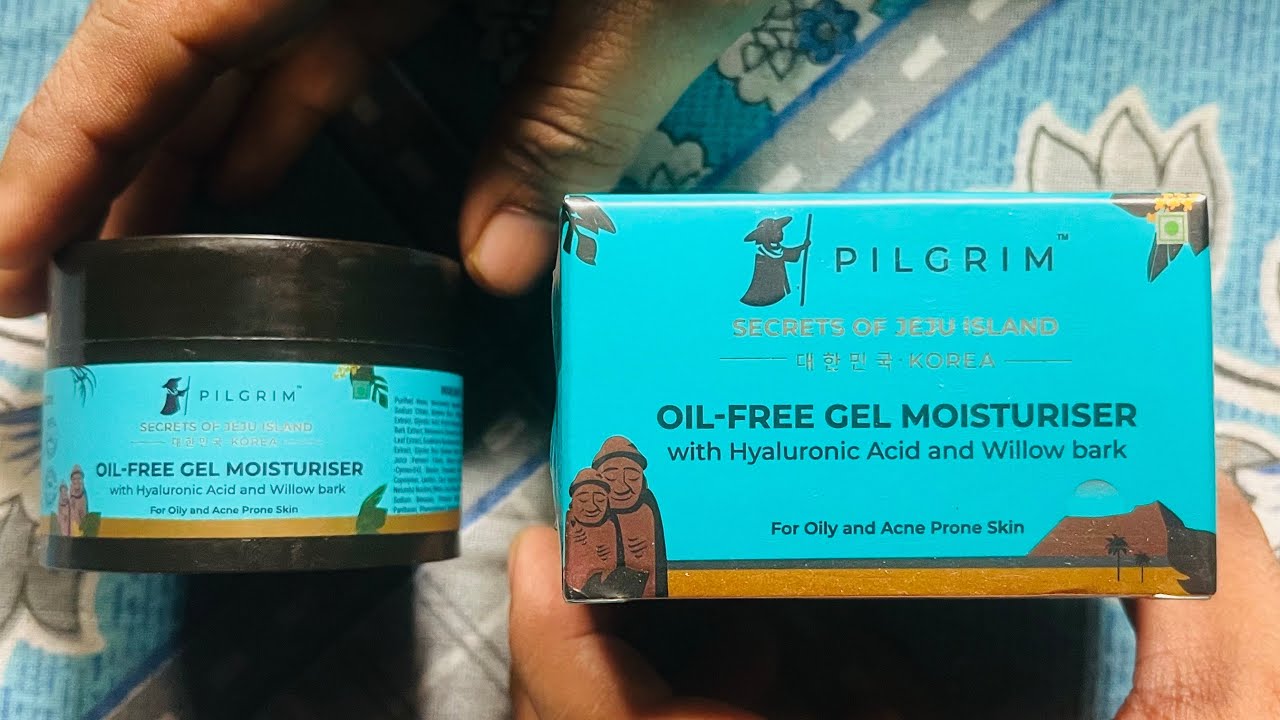 Pilgrim Oil free Gel Moisturiser with hyaluronic acid & willow bark # ...