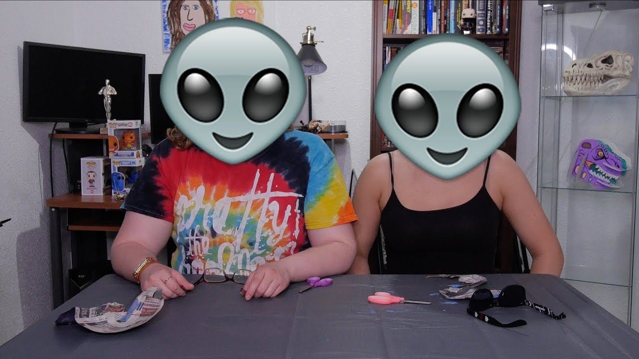 Making Alien Heads Out Of Paper Mache!!! - YouTube