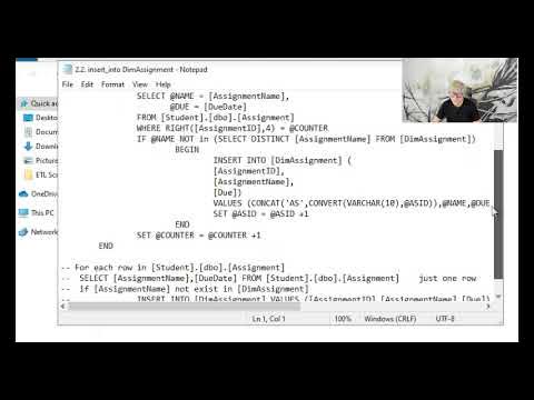 Create Data Warehouse with ETL Process - YouTube