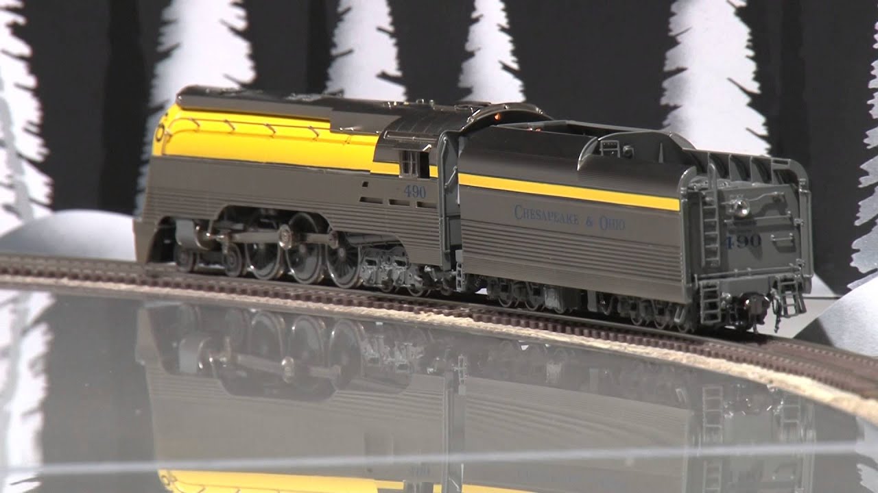 058526-HO Brass Model Train - PSC Chesapeake & Ohio L-1 4-6-4 Road #490 ...