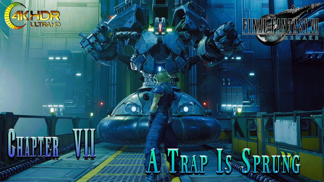 Final Fantasy 7 Remake/Intergrade - Chapter 7: A Trap Is Sprung (4k60 HDR) Hard Mode - YouTube