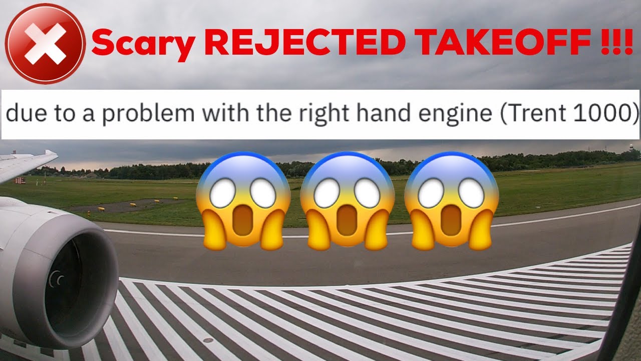 *VERY RARE* LOT Boeing 787-9 FULL Rejected Takeoff at Warsaw Airport ...