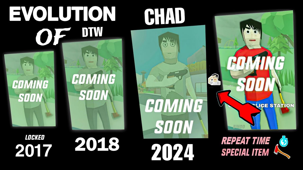 Evolution The Chad | Dude Theft Wars - 2017 to 2024 | Evolution Of Chad ...