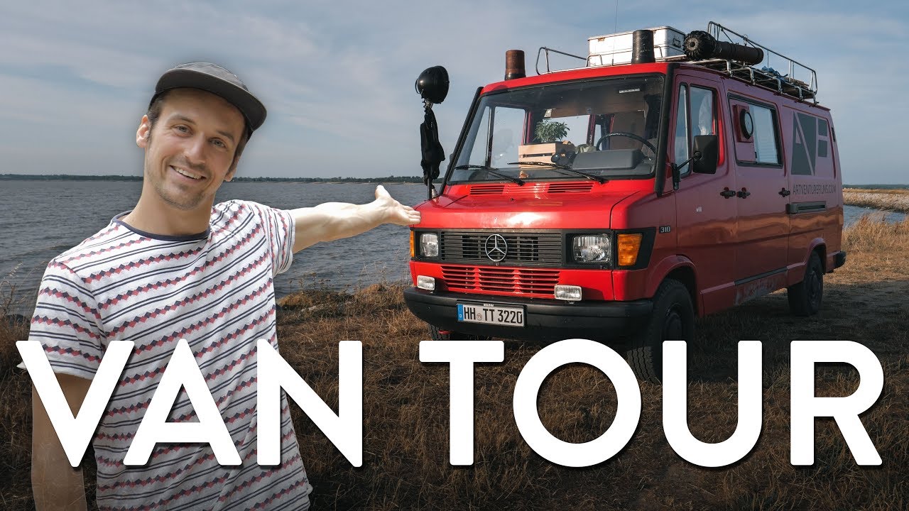 VAN TOUR - A FILMMAKERS VAN (built in firestove) - YouTube