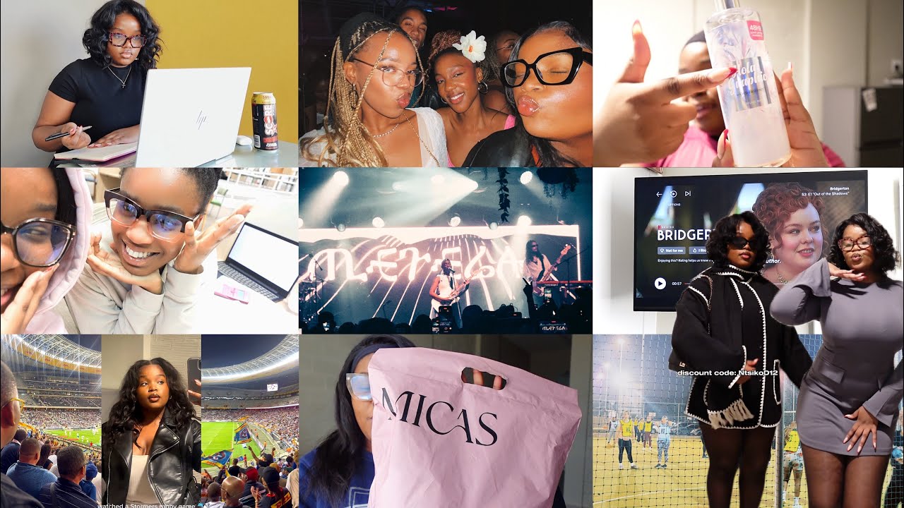 WEEK VLOG: Mereba concert, MICAS Haul, Stormers Game, exam season ...