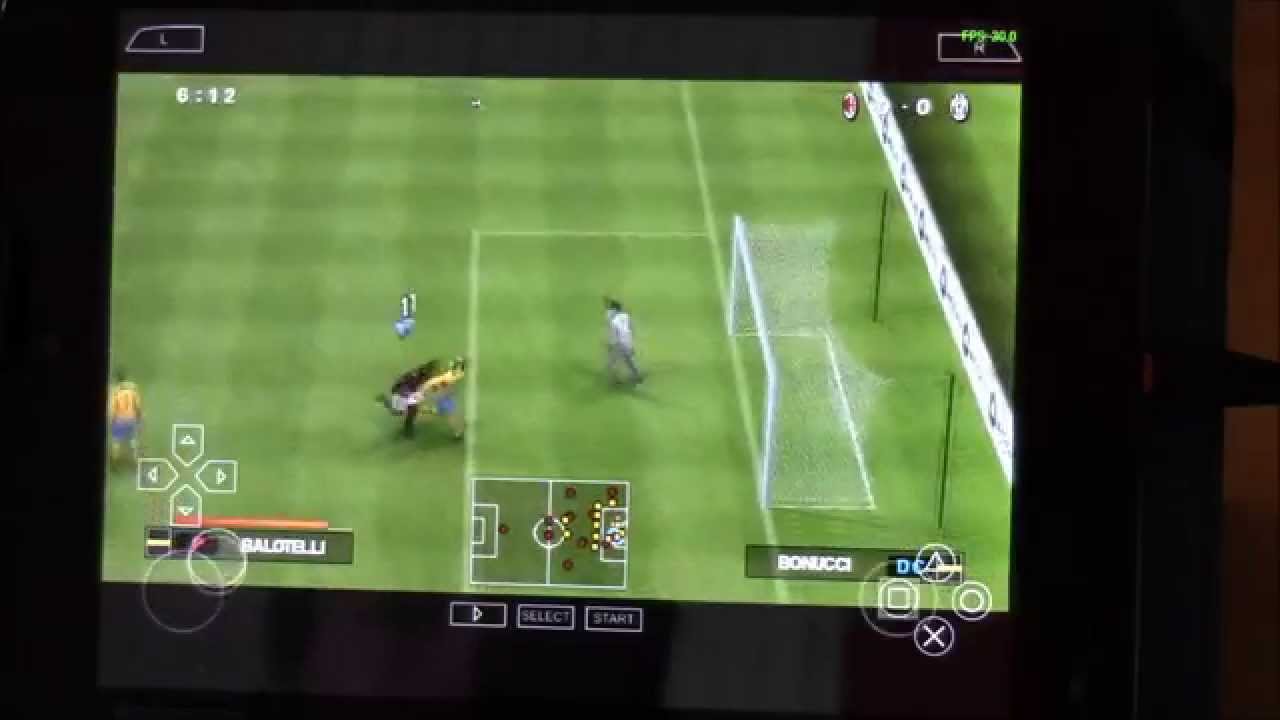 Pes 2014 PPSSPP Android - YouTube