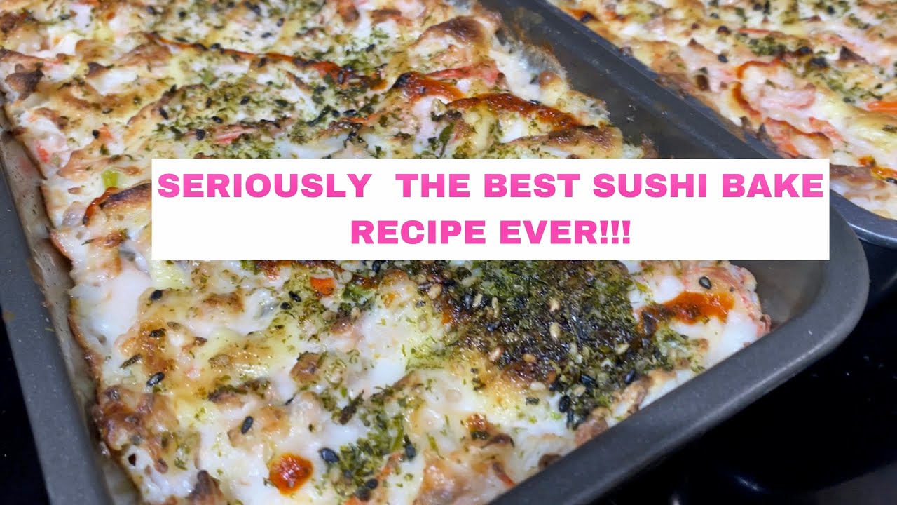SERIOUSLY THE BEST SUSHI BAKE RECIPE EVER | Cece Cooks - YouTube
