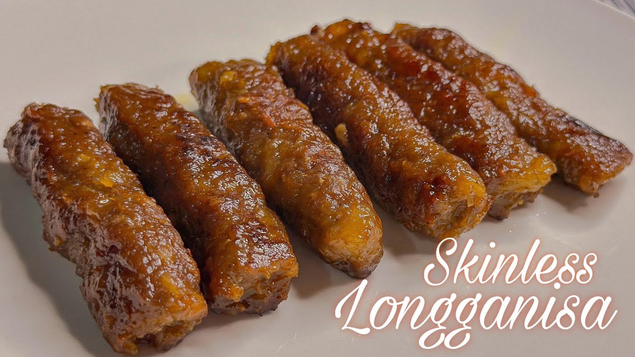 HOW TO MAKE SKINLESS LONGGANISA - YouTube