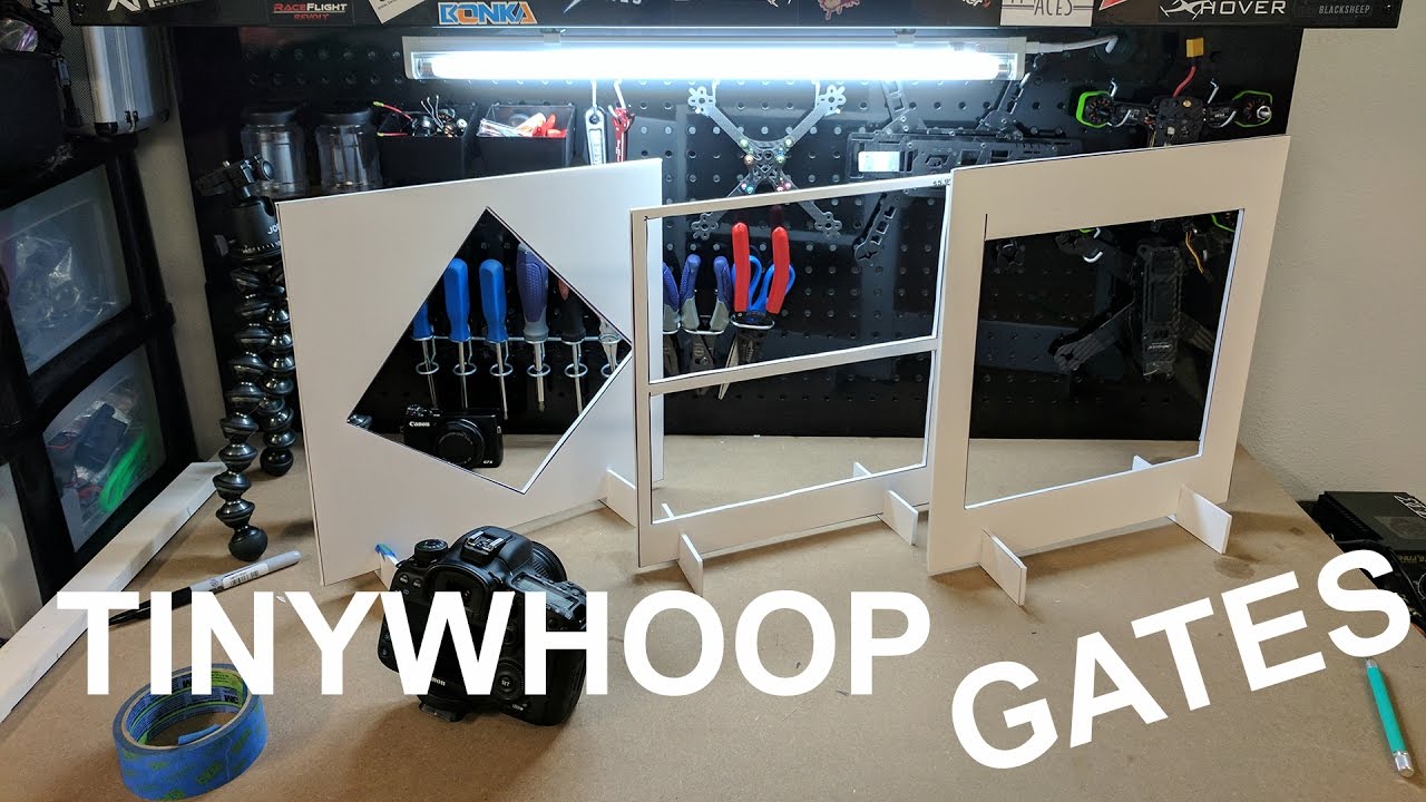 Homemade Tinywhoop Gates!!!// Super Simple - YouTube