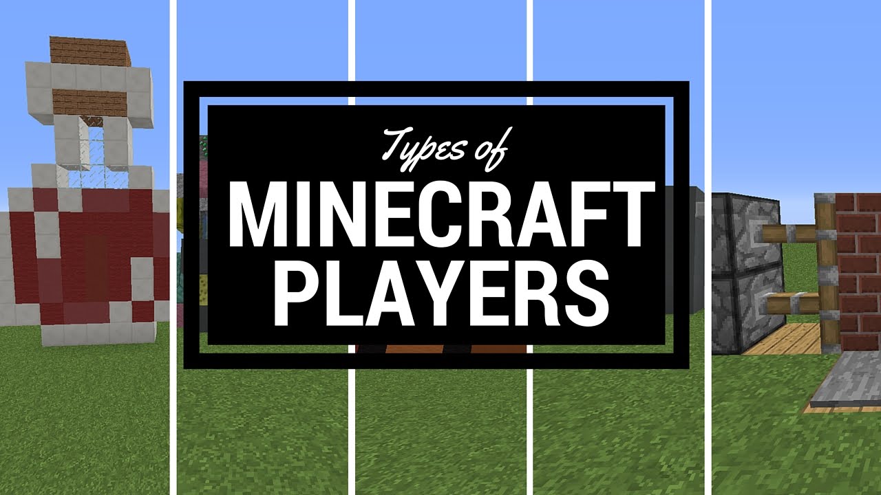 Types of Minecraft Players - YouTube