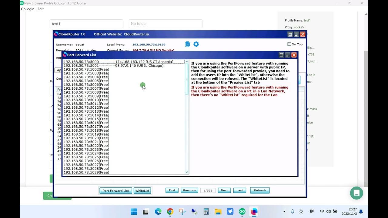 How to use CloudRouter Proxy in GoLogin Antidetect Browser #911 #911s5 #911realternative #911.re ...