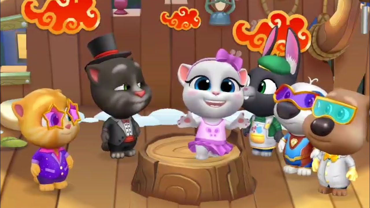 TreeHouse in My Talking Tom Friends Lunar New Year update Gameplay ...