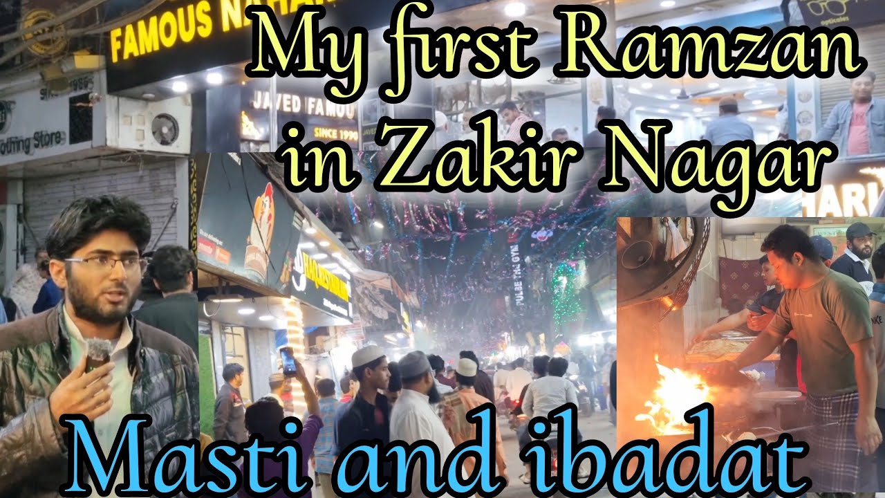 My First Ramzan in Zakir Nagar #ramzan #ramdan #zakirnagar #sattarmalik ...