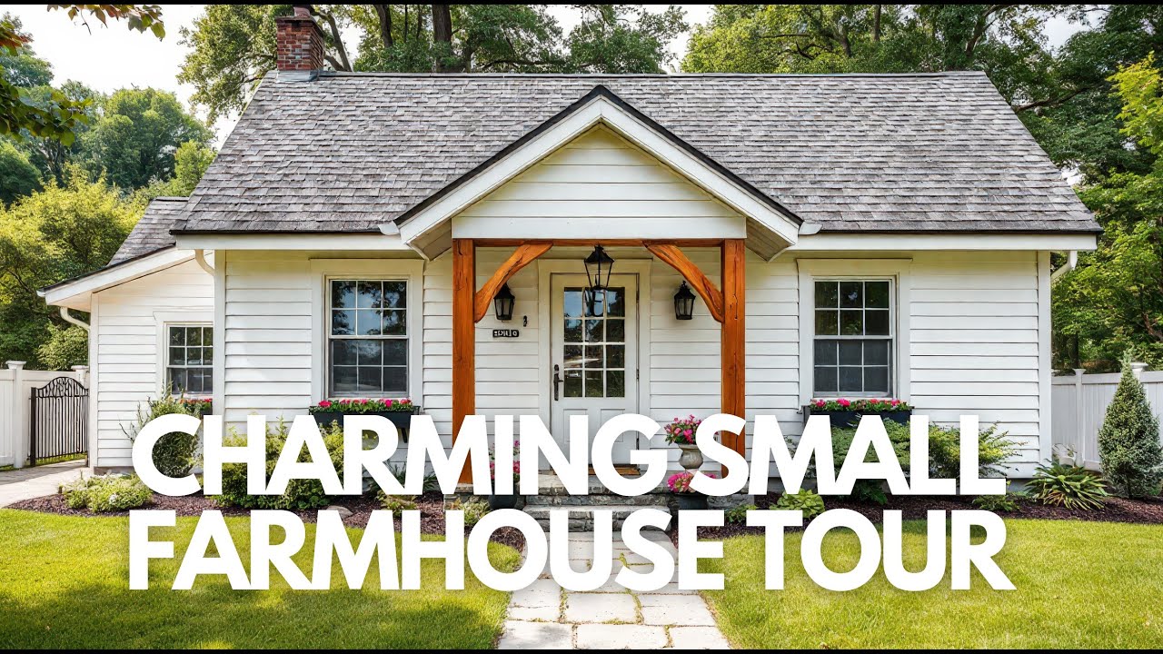 Charming Small Farmhouse Tour – Facade, Interiors, Backyard, & More ...