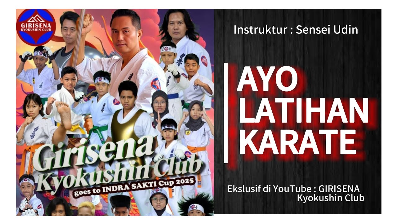 AYO LATIHAN KARATE| Senpai Udin | GIRISENA|Kyokushin Club #karate # ...