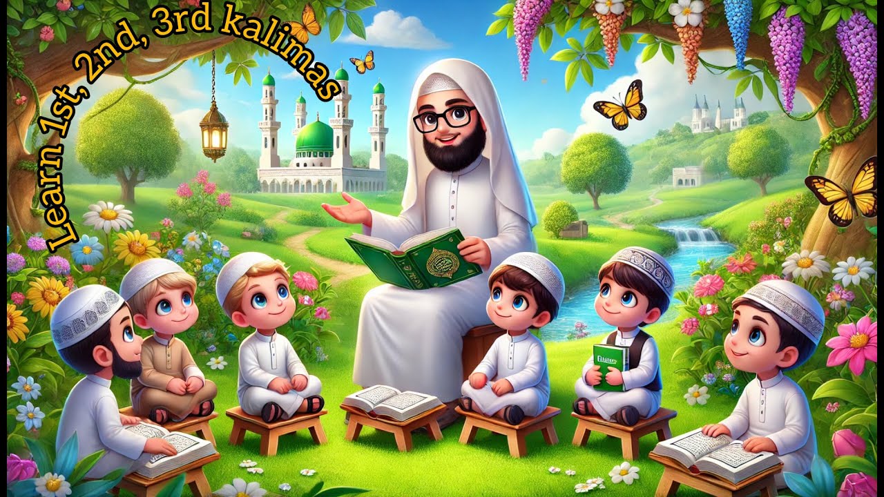 Learn the 1st,2nd,3rd kalimas| phla Kalima tayyab| dusra kalima shahdat ...