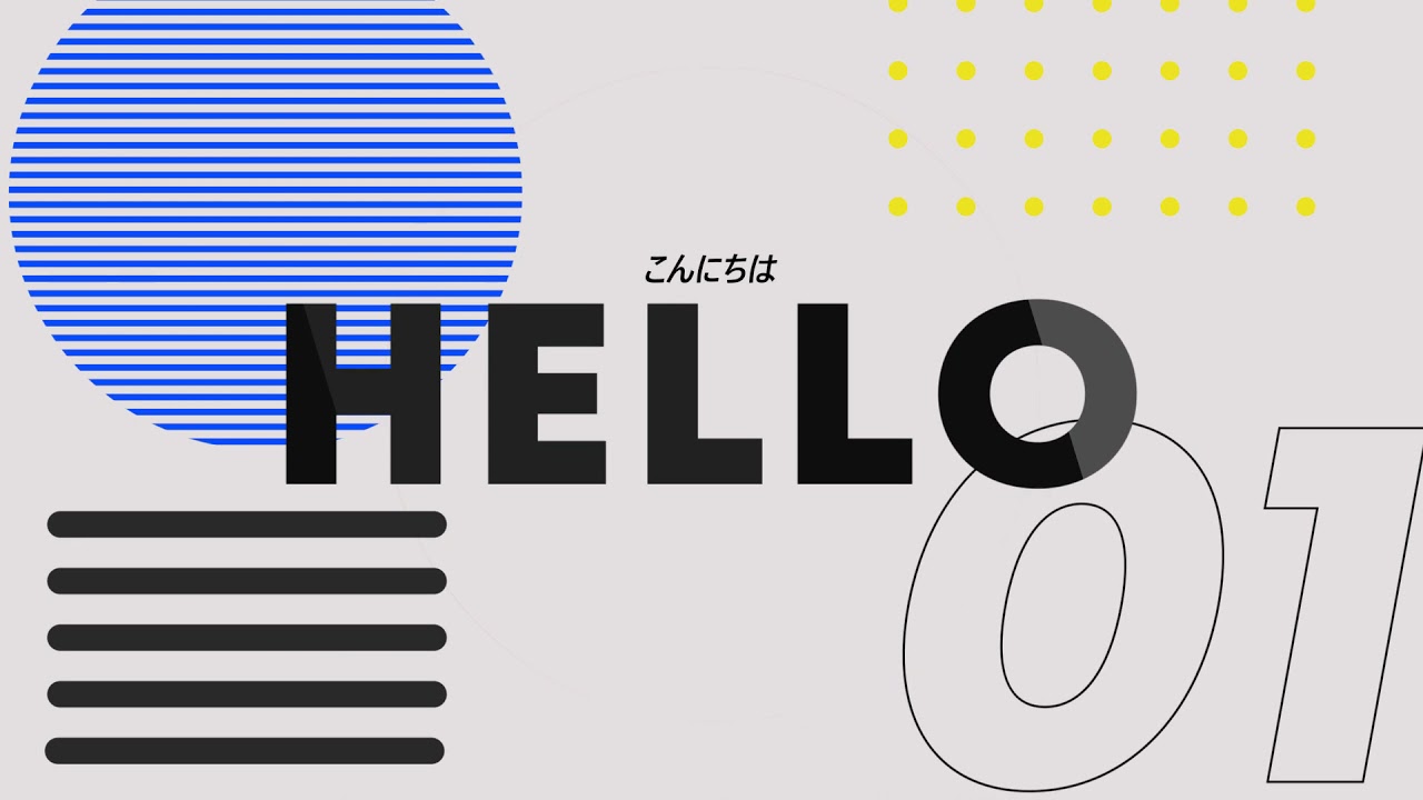 Hello [Motion Graphics] - YouTube