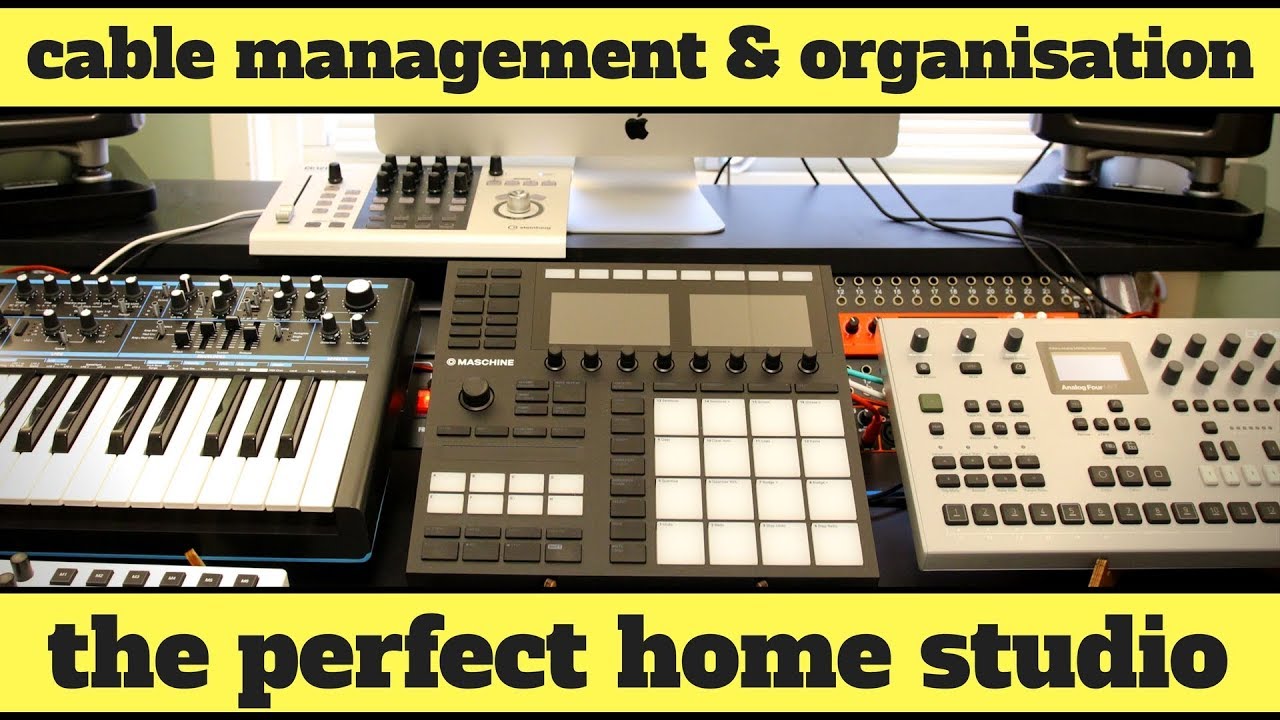 9 Tips How To Keep Your Home Studio Organised - YouTube