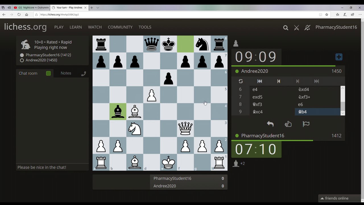 Queens gambit accepted - first gambit video - YouTube