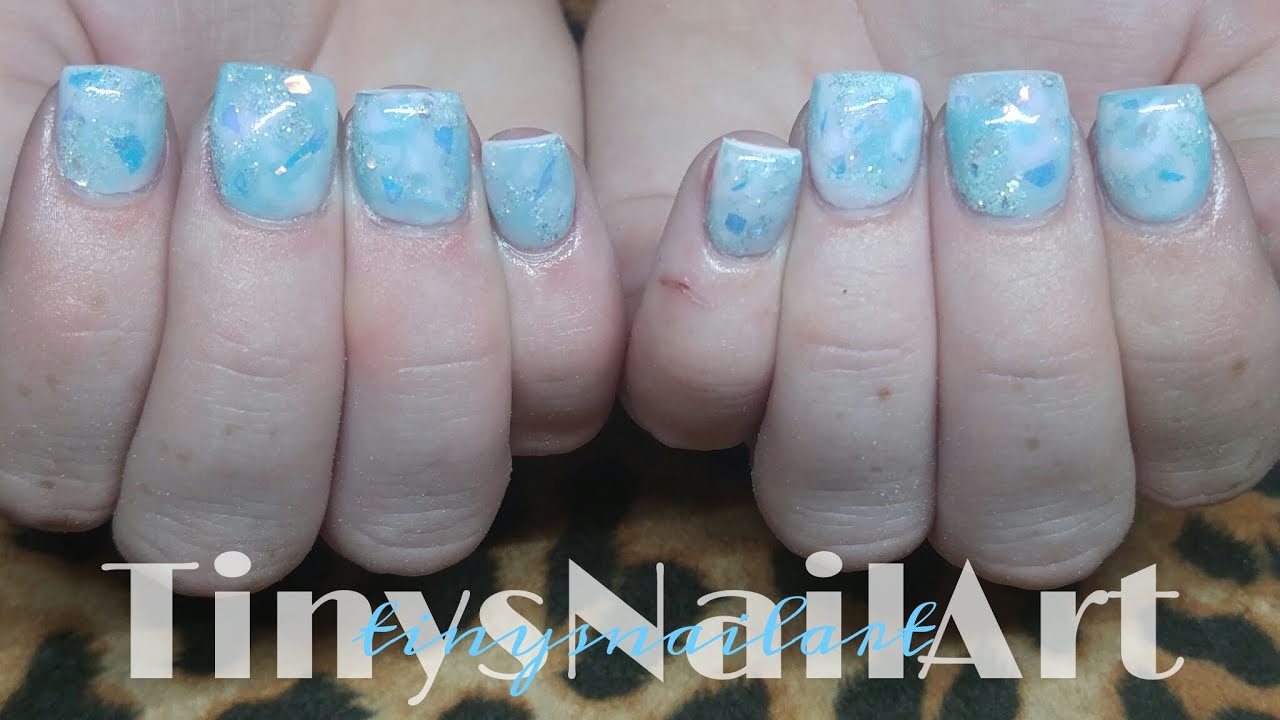 Marbled Acrylic Nails | Ninja Nail Fairy Insp. Design - YouTube