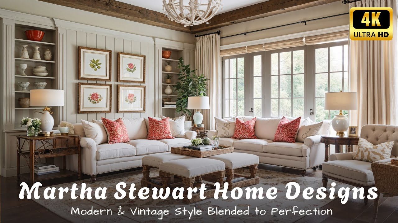 Martha Stewart Home Designs | Modern & Vintage Style Blended to ...