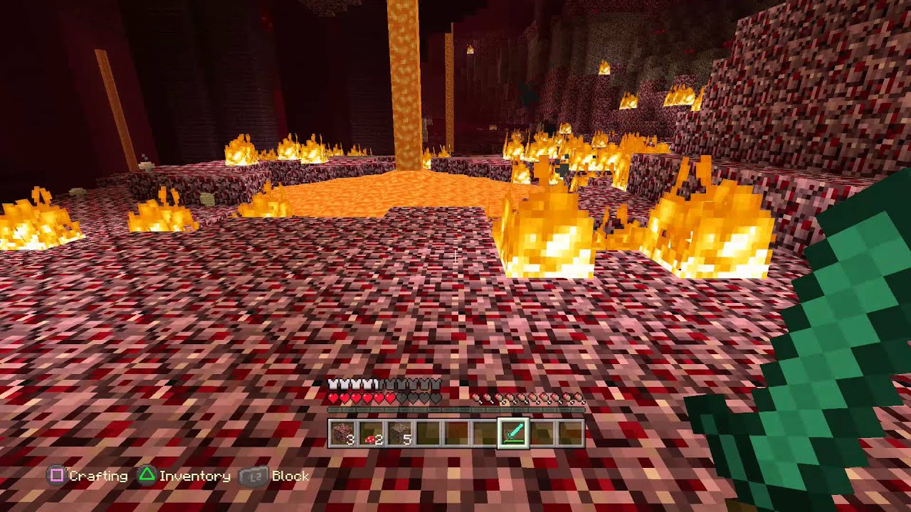 Minecraft PS4 Gameplay Part 7: Into the Nether - YouTube