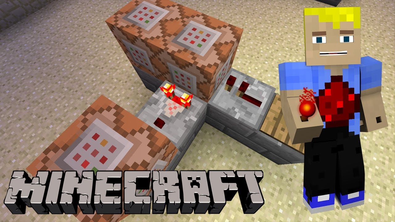 Fackeln An- und Ausschießen! - Minecraft Redstone Tutorial - YouTube