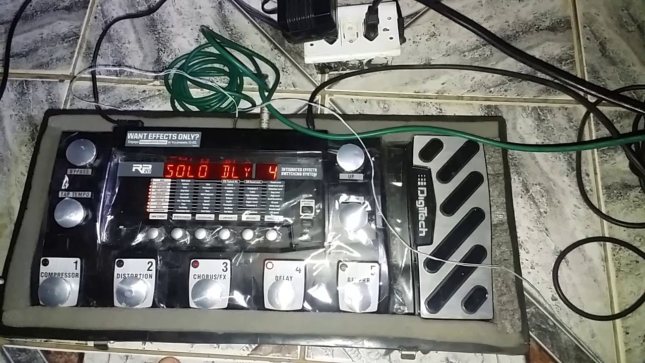 pedaleira digitech RP 500 dicas. - YouTube