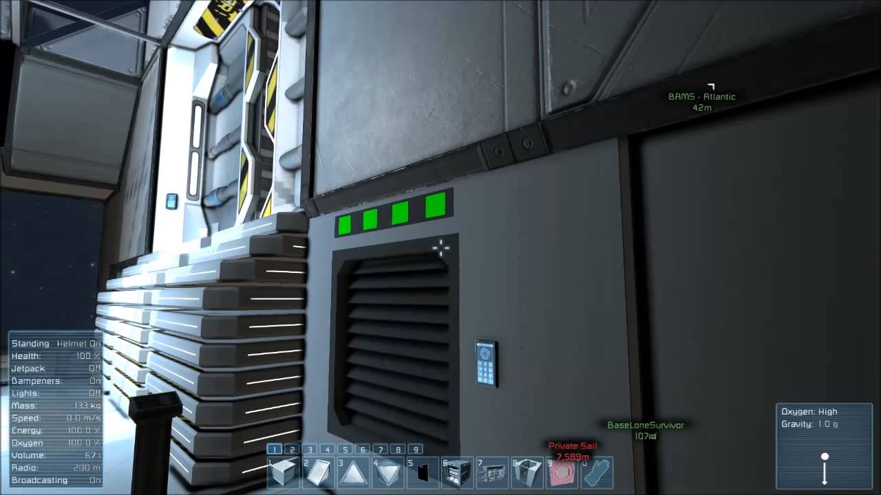 Space Engineers: Some of my ideas. (Escape Pod, Gravity Engines, Sensor ...