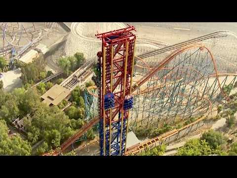 Meet the TALLEST Drop Tower in the World! - Lex Luthor: Drop of Doom ...