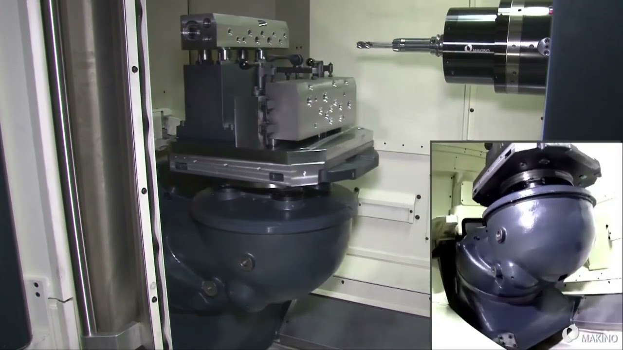 Makino a500Z - Block Manifold - YouTube