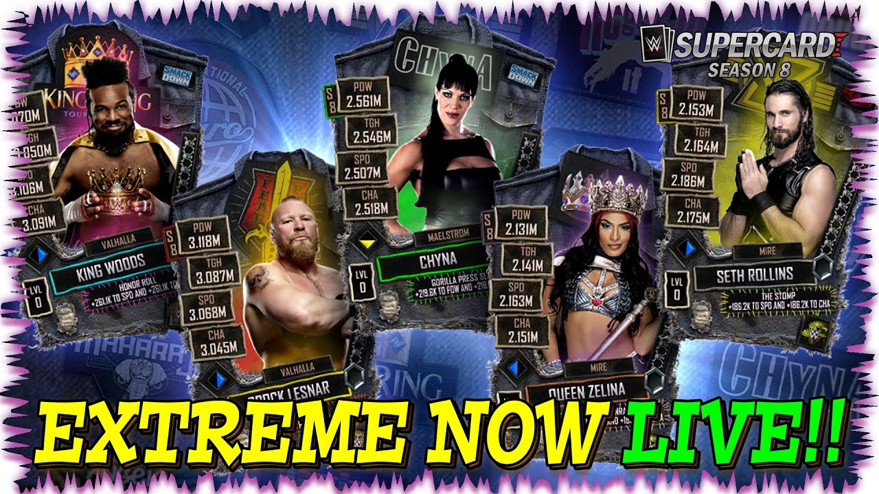 EXTREME CARDS NOW LIVE!! Absolutely LOVE The New Extreme Design ...