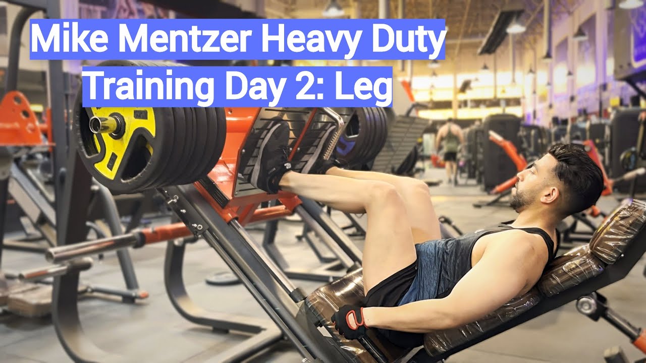 [Practical] Mike Mentzer Heavy Duty Training Day 2 - Leg Day - YouTube