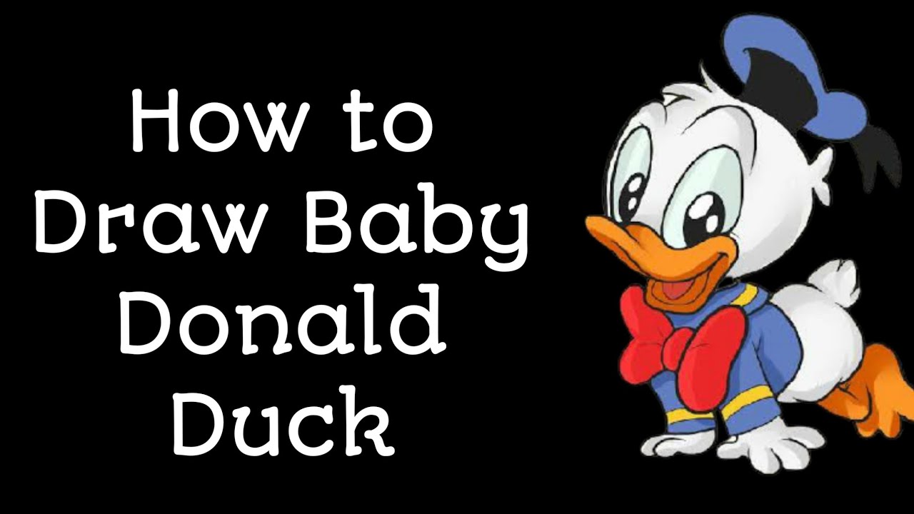 How to Draw Baby Donald Duck - YouTube
